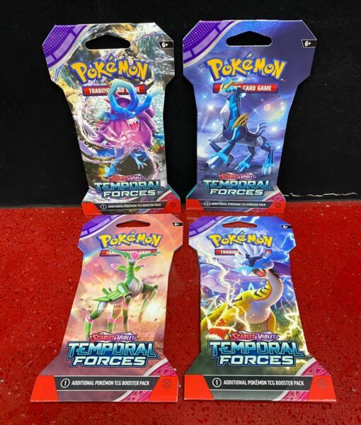 Juego de Cartas Pokemon SV Temporal Forces Sleeved 10pack – GameStation