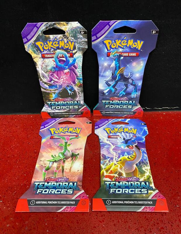 Juego de Cartas Pokemon SV Temporal Forces Sleeved 10pack – GameStation