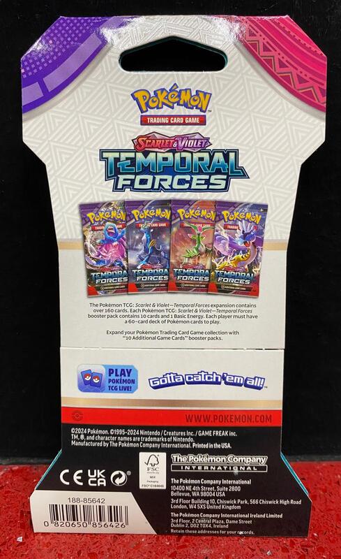 Juego de Cartas Pokemon SV Temporal Forces Sleeved 10pack – GameStation