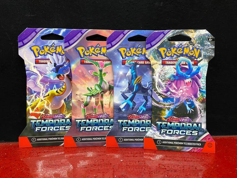 Juego de Cartas Pokemon SV Temporal Forces Sleeved 10pack – GameStation