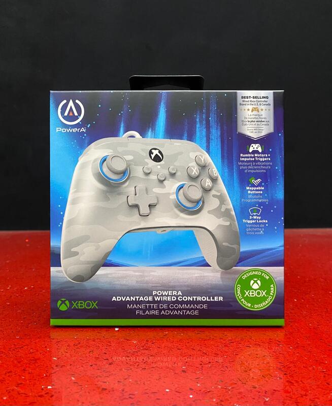 XBOX Control Alambrico Snow Camouflaje PowerA – GameStation