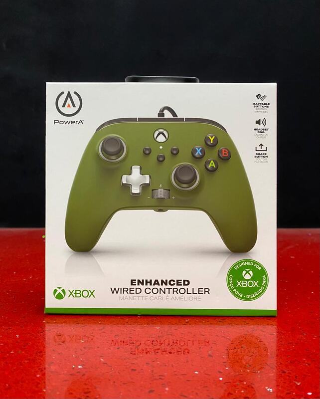 XBOX Control Alambrico Solider Verde PowerA – GameStation