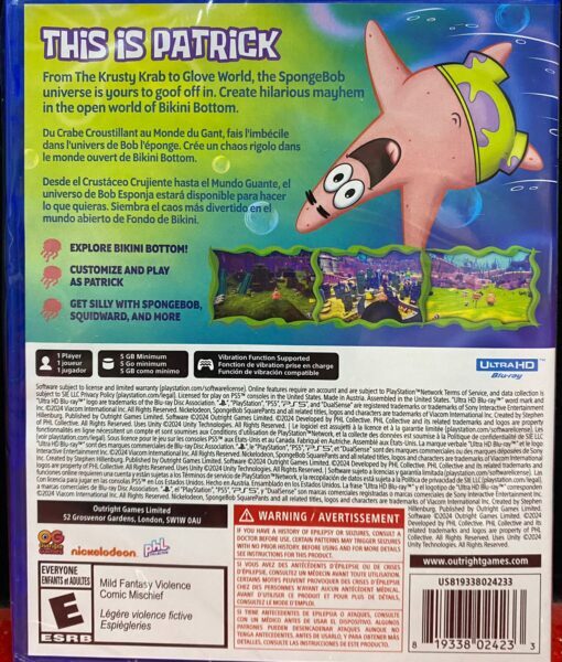 PS5 Spongebob The Patrick Star – GameStation