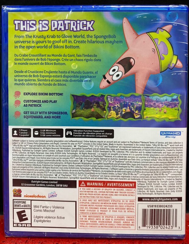 PS5 Spongebob The Patrick Star – GameStation
