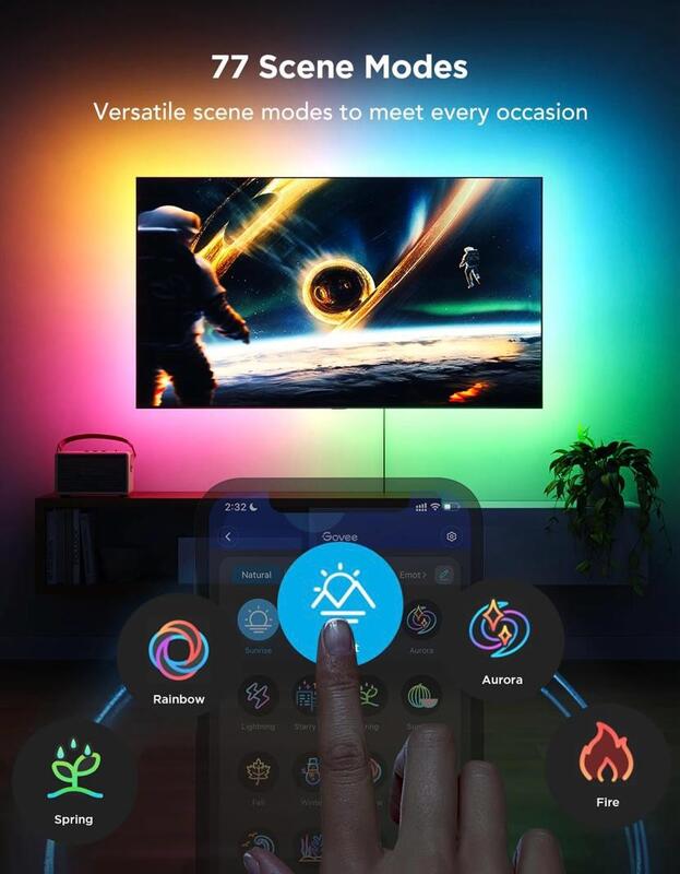 Cinta Led para TV Backlight 40-50p 2.4m RGB Alexa Govee – GameStation