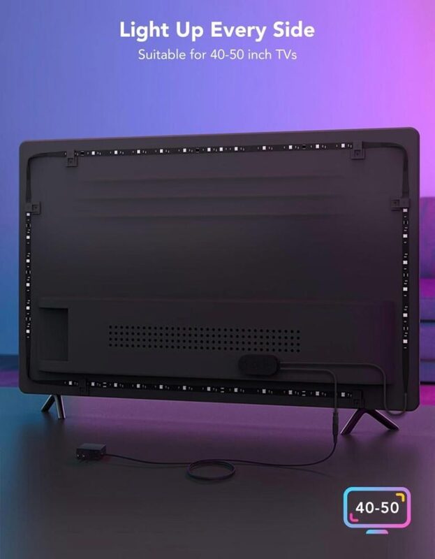 Cinta Led para TV Backlight 40-50p 2.4m RGB Alexa Govee – GameStation