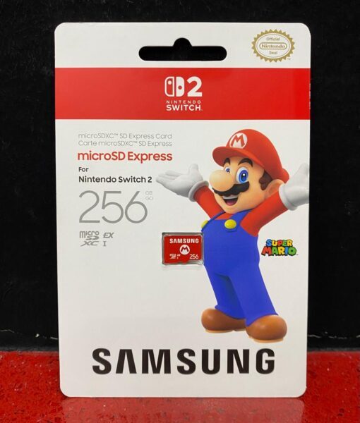 Switch 2 Memoria Micro SD Express 256 gb Mario Samsung – GameStation
