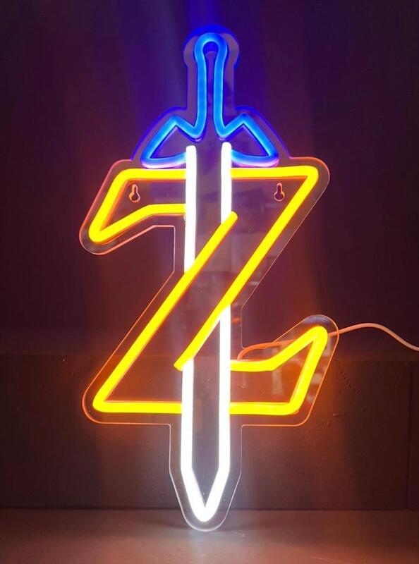 Lampara Decorativa LED Neon Zelda Sword – GameStation